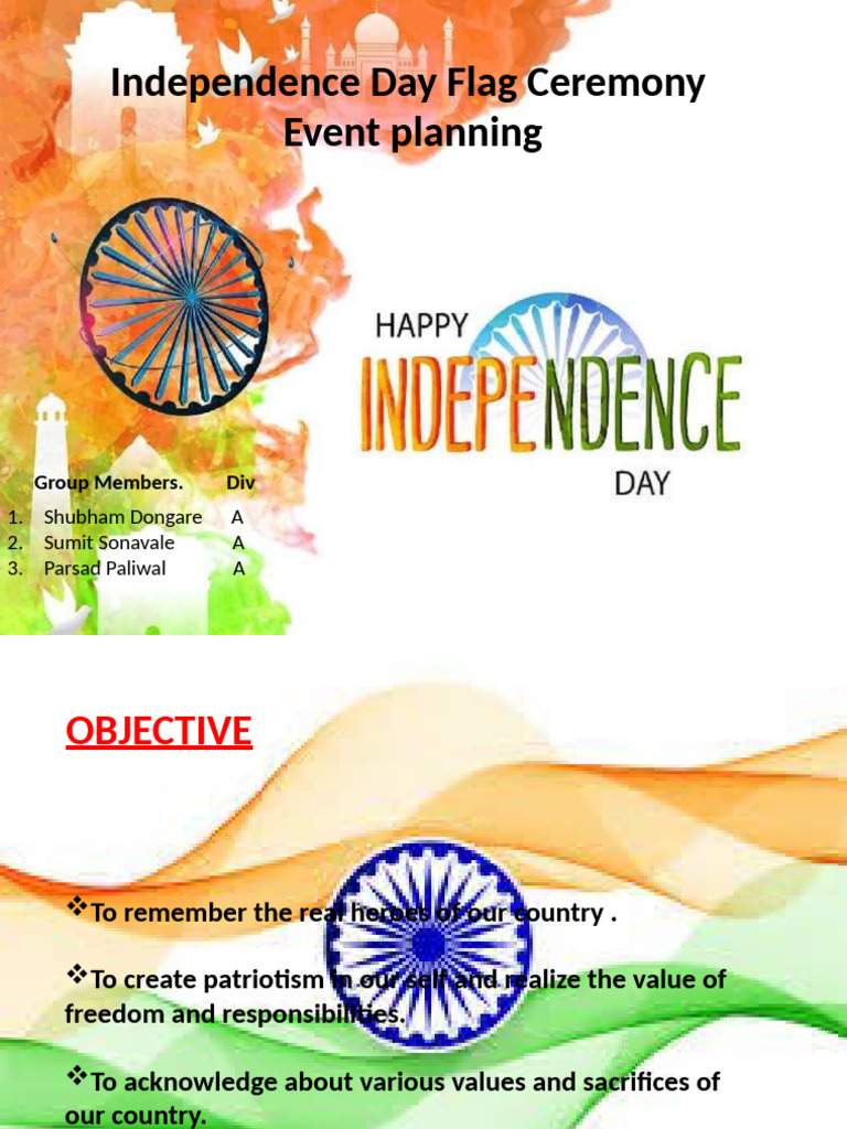 Independence Day Flag Ceremony 1 | PDF