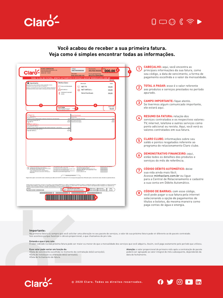 Segunda Via de Fatura Undefined - NaN | PDF | Aplicativo para celular | Internet
