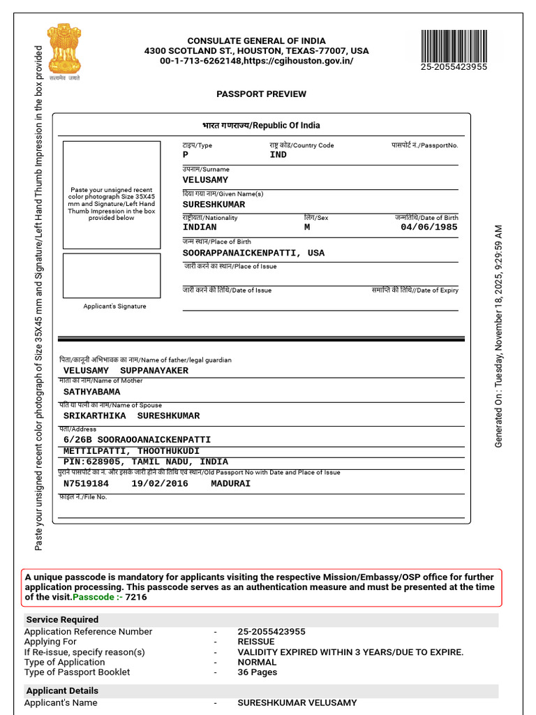 Indian Passport Application Instructions | PDF | Passport | Arrest Warrant