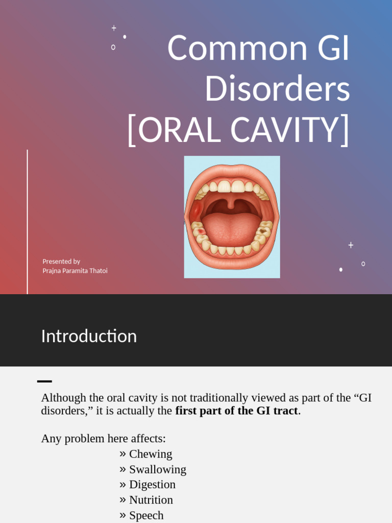 Common Oral Cavity Disorders Explained | PDF | Human Tooth | Tooth Enamel