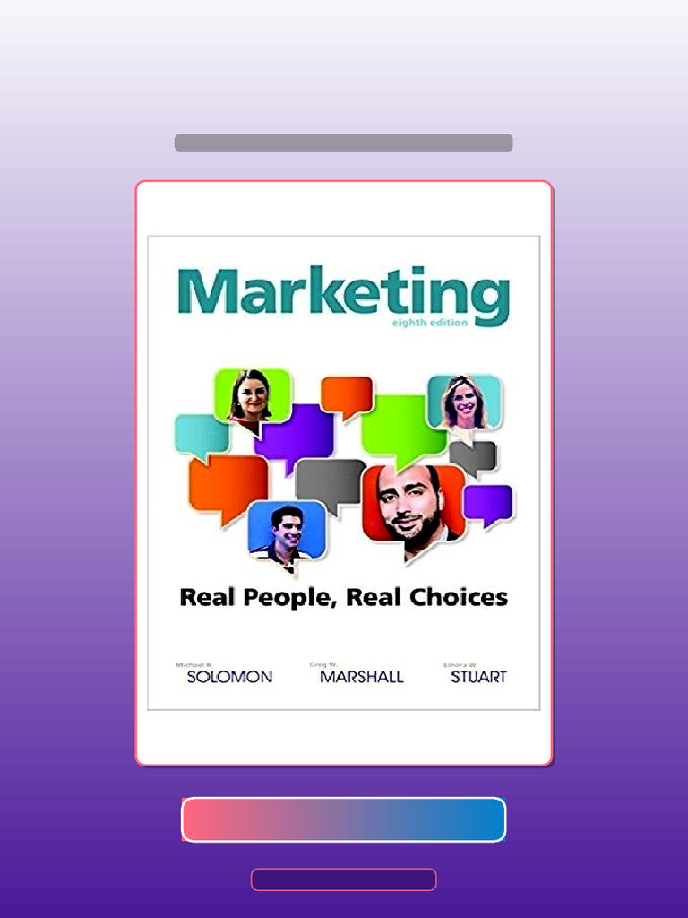 Answers for Marketing Real People Real Choices 8th Edition | PDF ...
