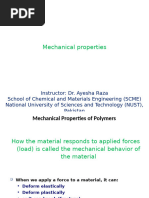 Mechanical Properties of Polymers Explained | PDF | Viscoelasticity ...