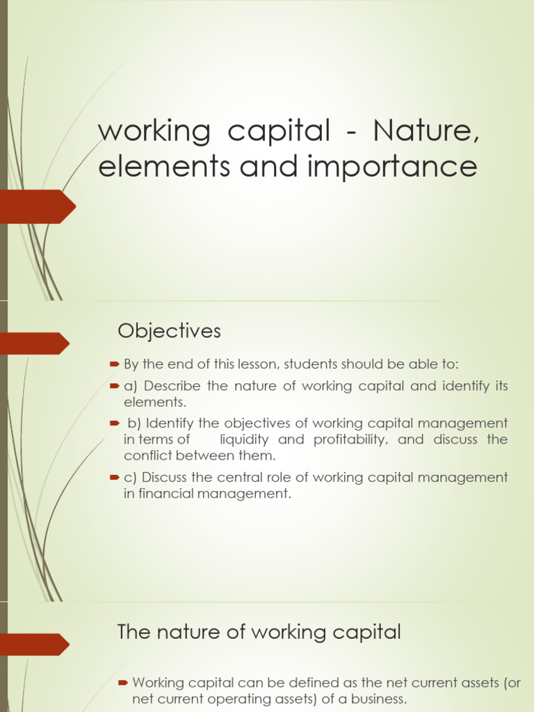 Understanding Working Capital Management | PDF | Working Capital ...