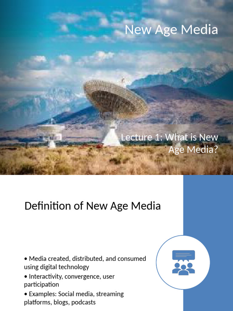 What Is New Age Media | PDF