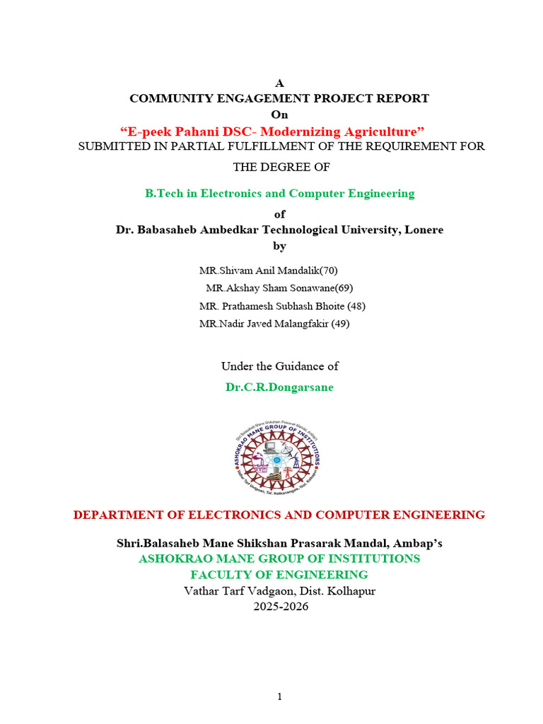 Shivam - Project - Report 2 | PDF | Agriculture | Mobile App