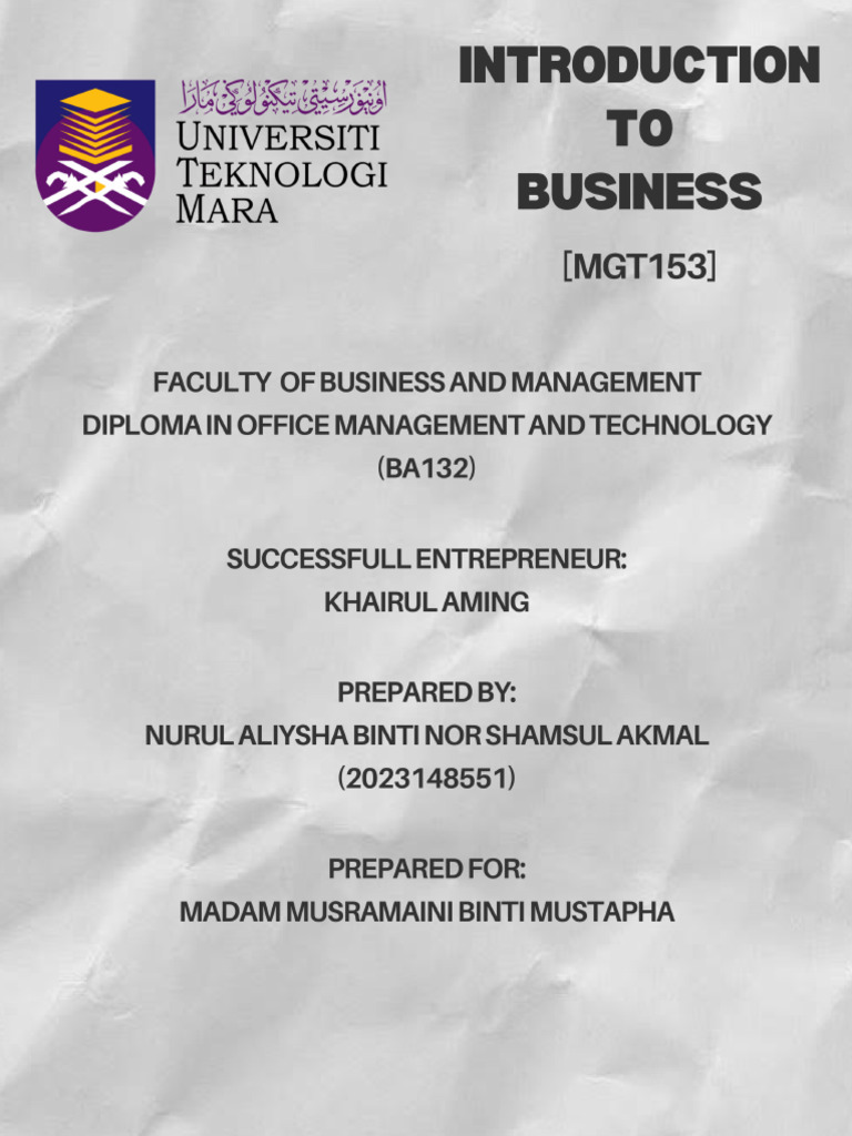 MGT 153 | PDF
