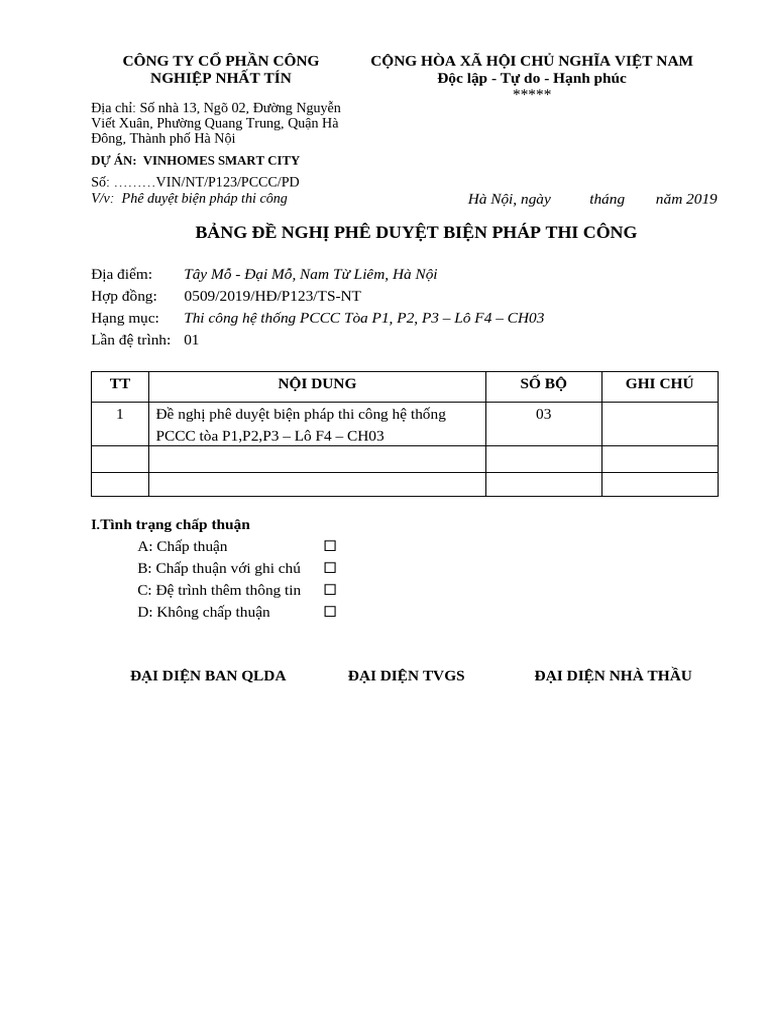 Đề Nghị Phê Duyệt | PDF