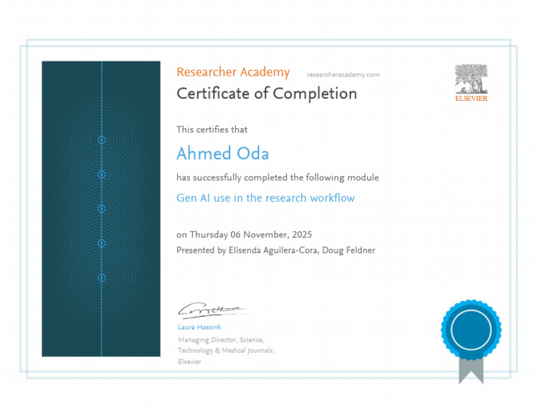 Gen Ai Use Research Workflow Certificate | PDF