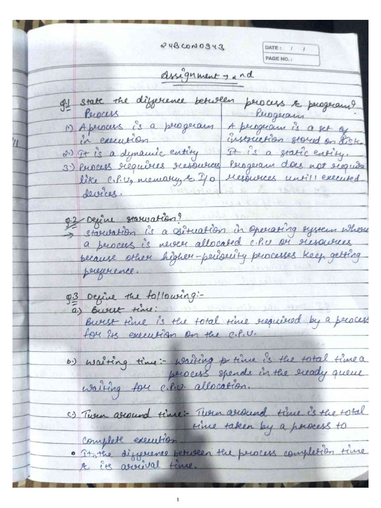 OS Assignment 2 - Compressed | PDF
