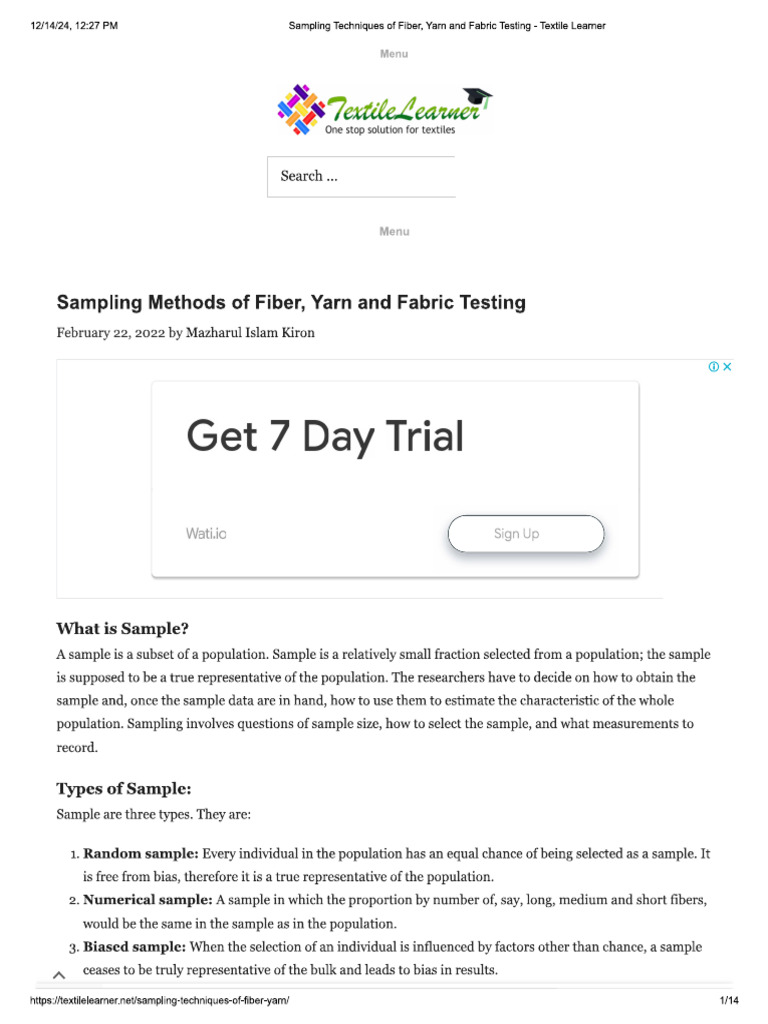 Sampling | PDF