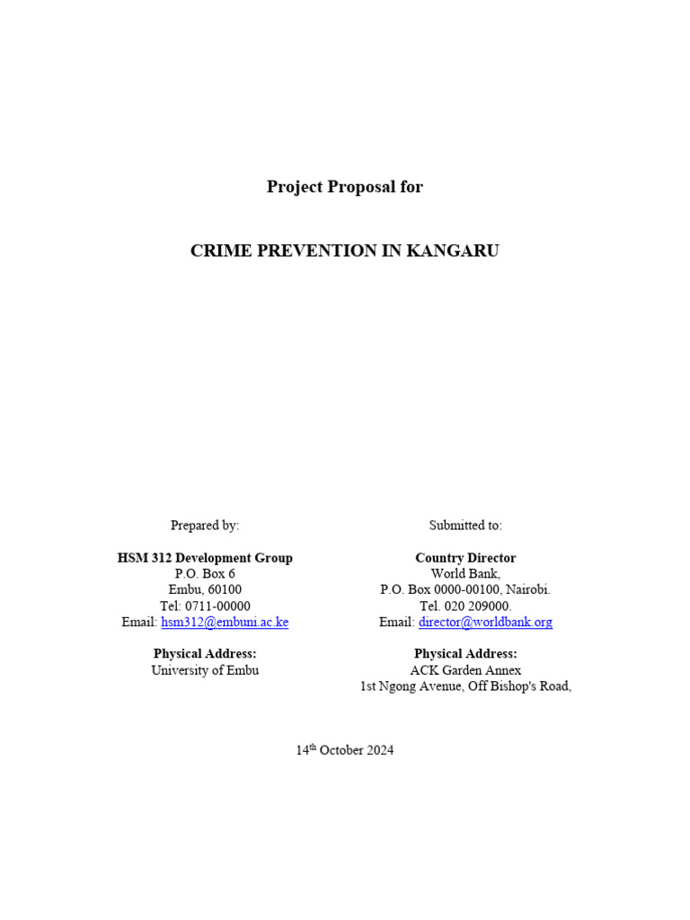 Sample Project Proposal 2 | PDF | Business