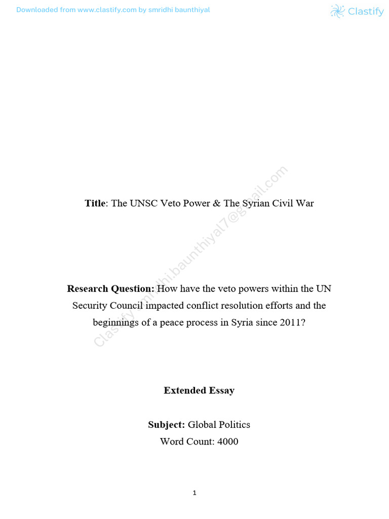 How Have The Veto Powers Within The UN Security Council Impacted ...