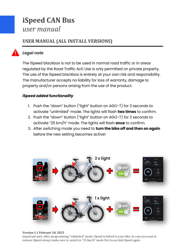 ISpeed CAN Bus User Manual | PDF