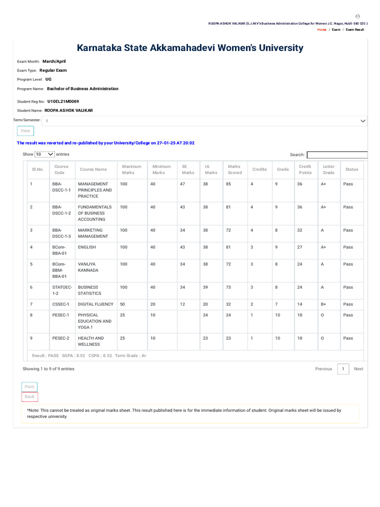 1 Sem | PDF | Educational Stages | Qualifications