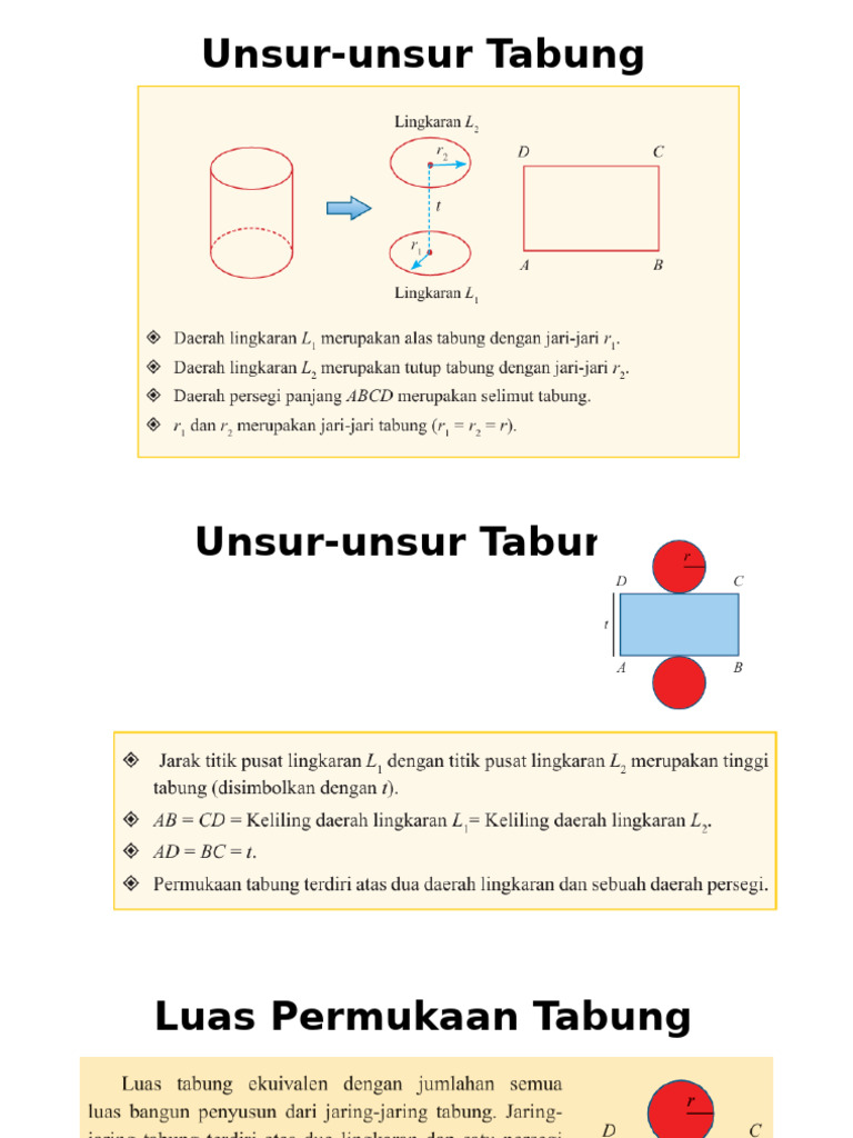 Bangun Ruang (Tabung) | PDF