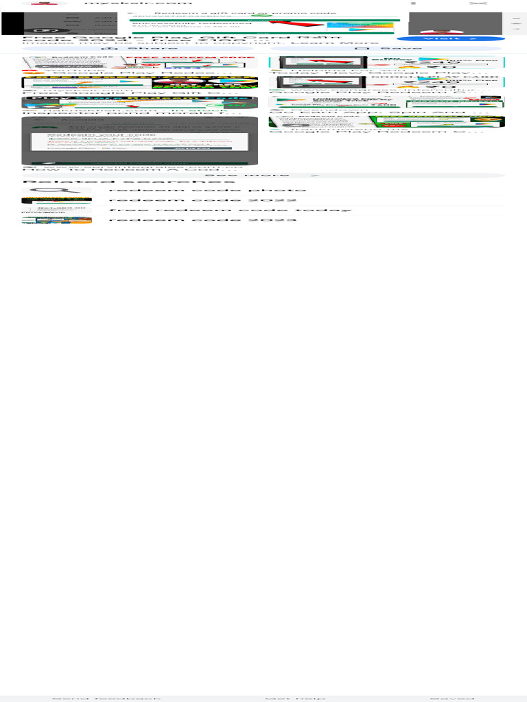 Free Redeem Codes - Google Search | PDF