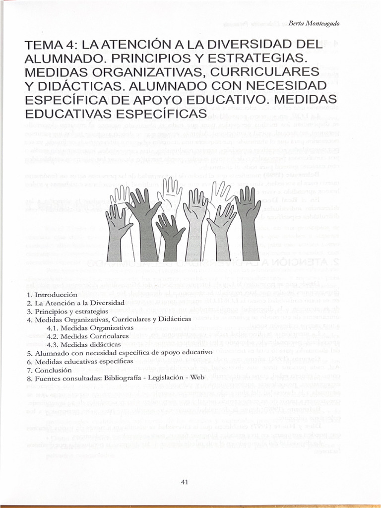 Tema 4 Oposiciones Primaria | PDF