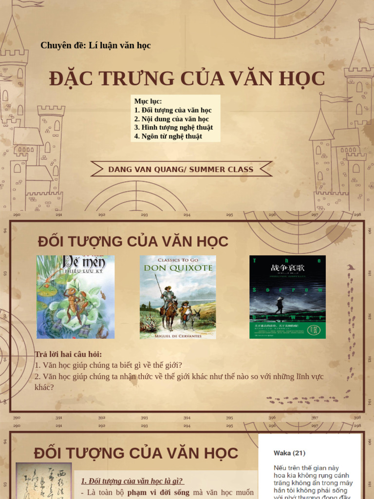 (Slide) Summer Class - Ä - Áº C Træ°ng Vä - N Há - C | PDF