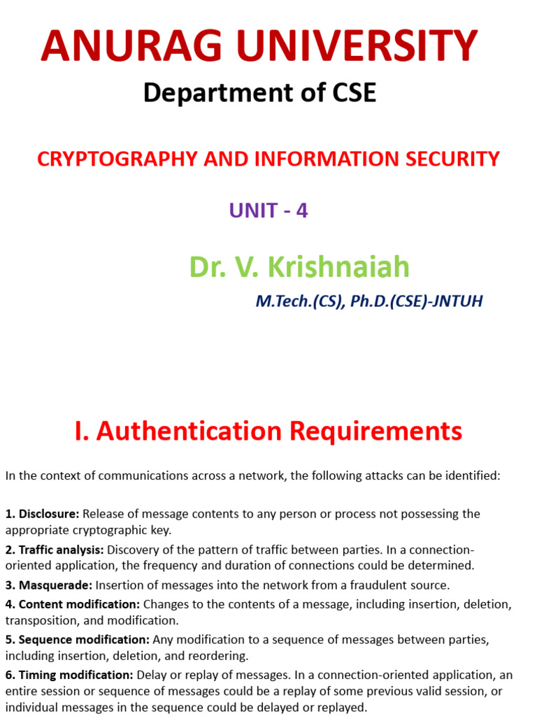 Unit-4 | PDF | Key (Cryptography) | Encryption