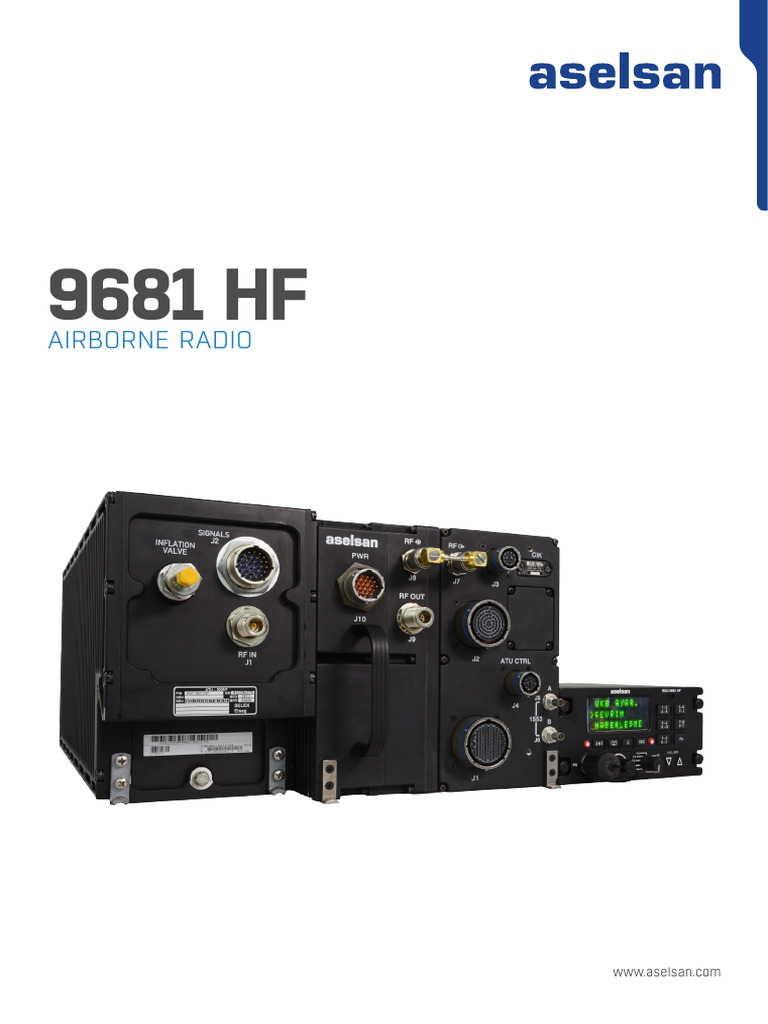 9681 HF Airborne Radio Specifications | PDF | Radio | High Frequency