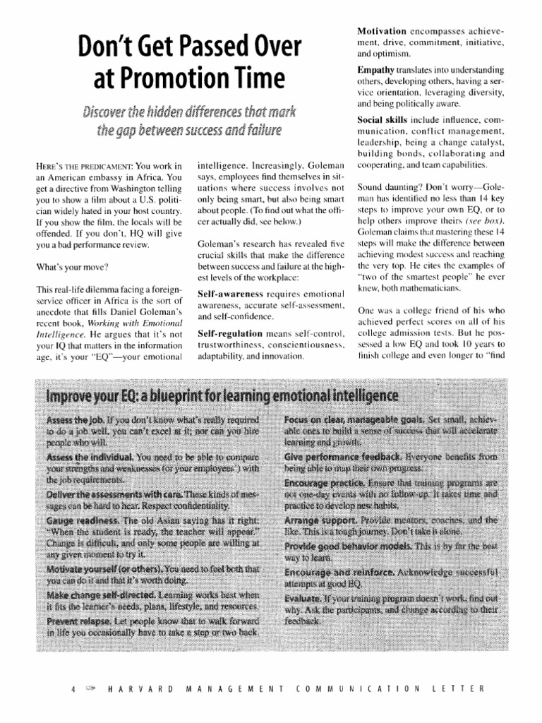Don't Get Passed Over at Promotion Time | PDF