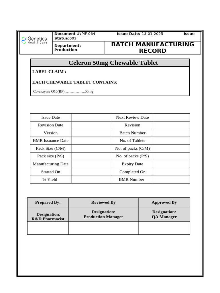 Celeron 50mg Tablet | PDF | Tablet (Pharmacy)