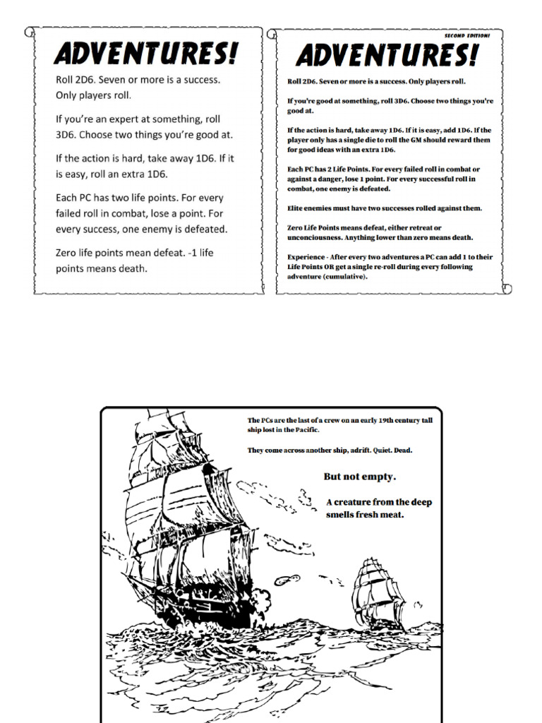 Adventures System | PDF