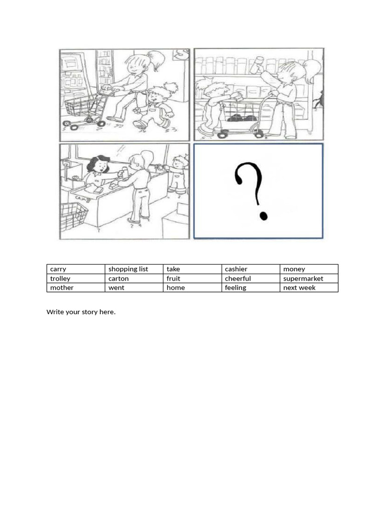 Picture Writing Sequence | PDF