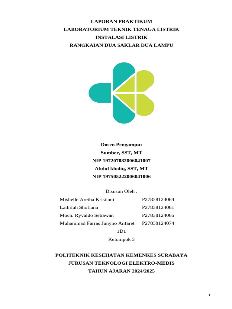 Kerkel 2 Lampu Saklar | PDF