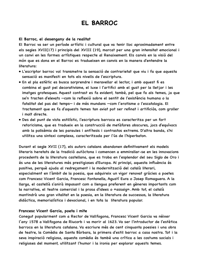 Barroc | PDF