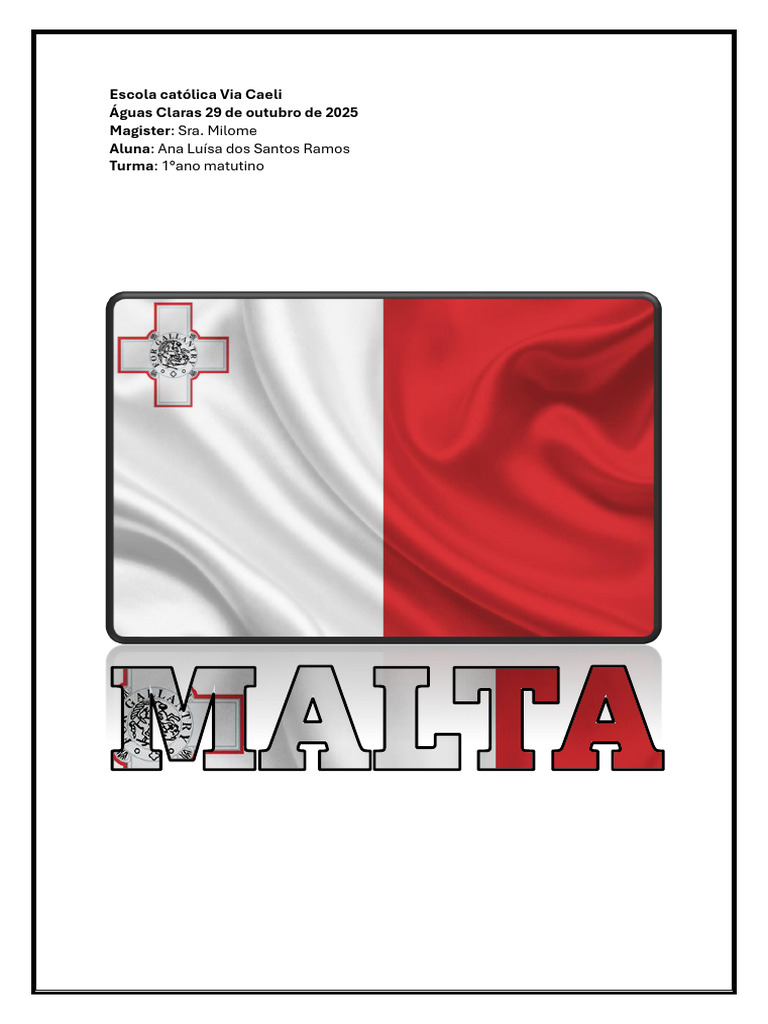 Malta Ana Luísa | PDF | Malta | Roma Antiga
