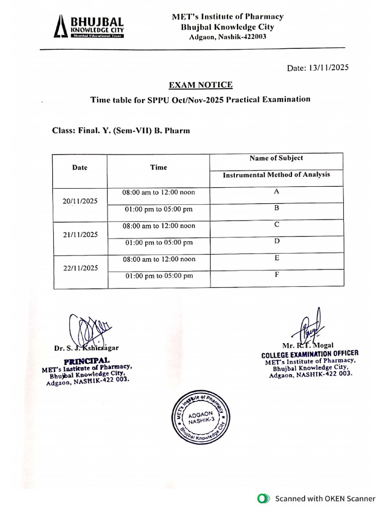 Final Year Oct-nov 2025 Practical Exam_251114_125750 | PDF