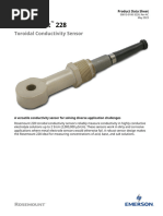 Rosemount 228 Conductivity Sensor Manual | PDF | Calibration | Thermometer