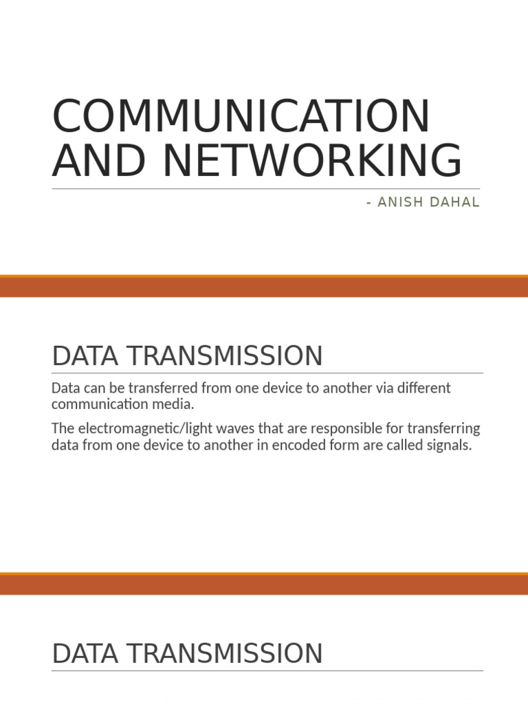 Data Transmission: Signals & Modes Explained | PDF | Digital Signal ...