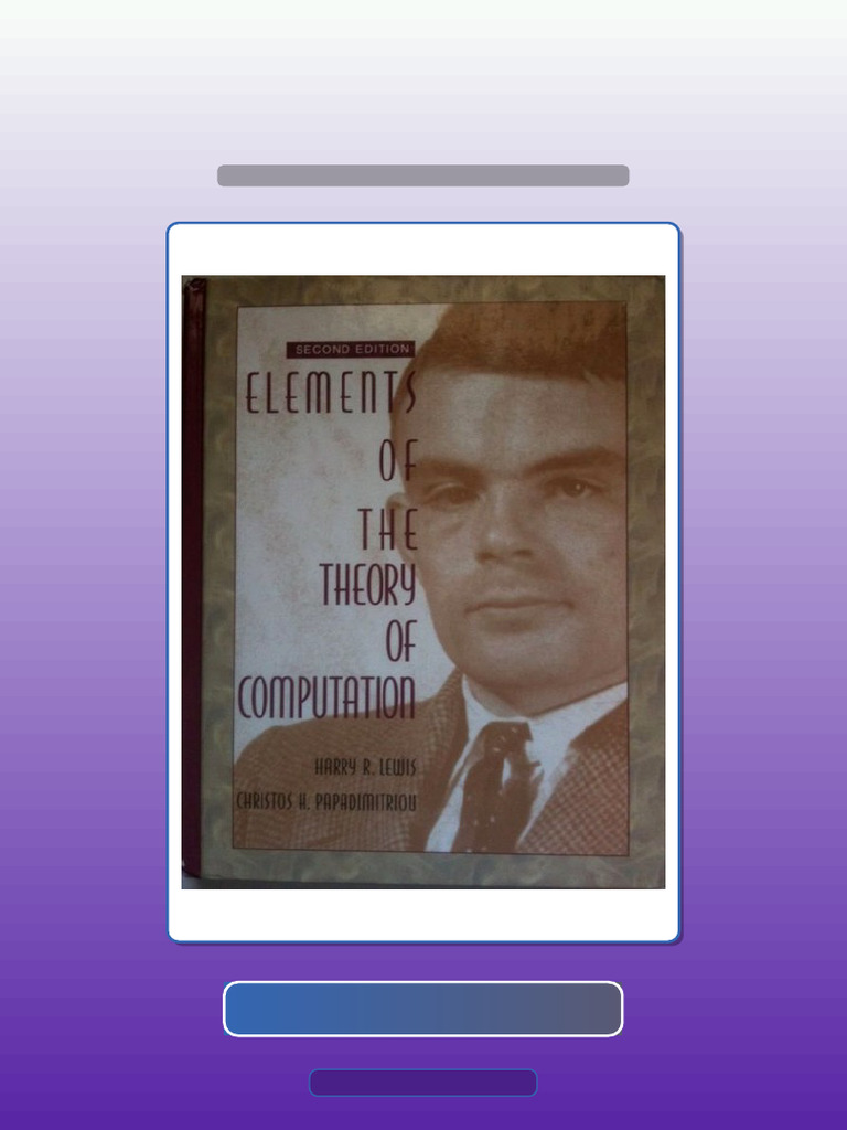 Answers for Elements of the Theory of Computation 2E 2nd Edition Harry Lewis Christos H ...