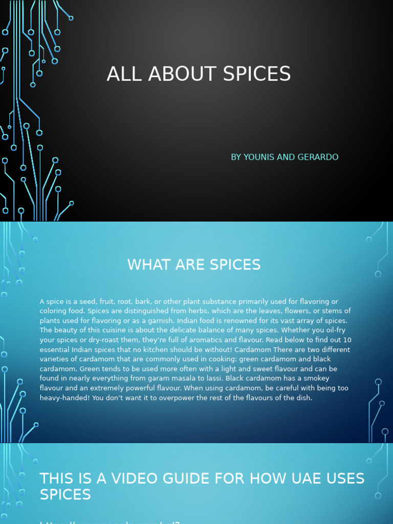 Spices | PDF