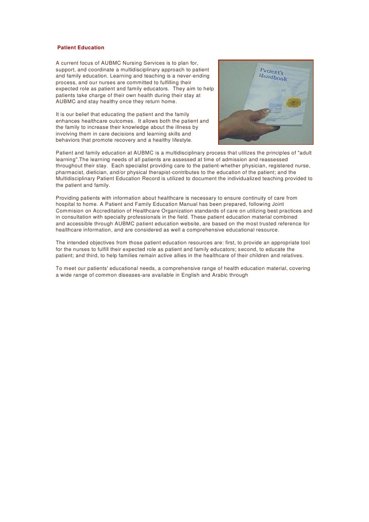 Patient Education | PDF
