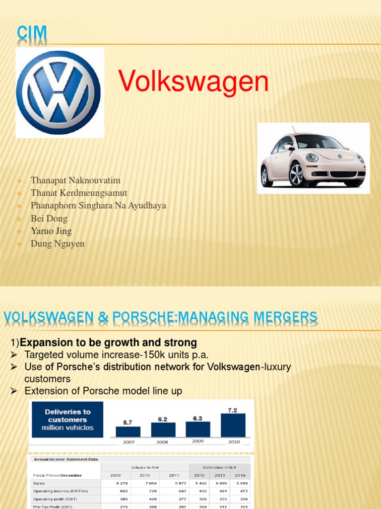 Volkswagen Presentation | PDF | Volkswagen Group | Car Manufacturers