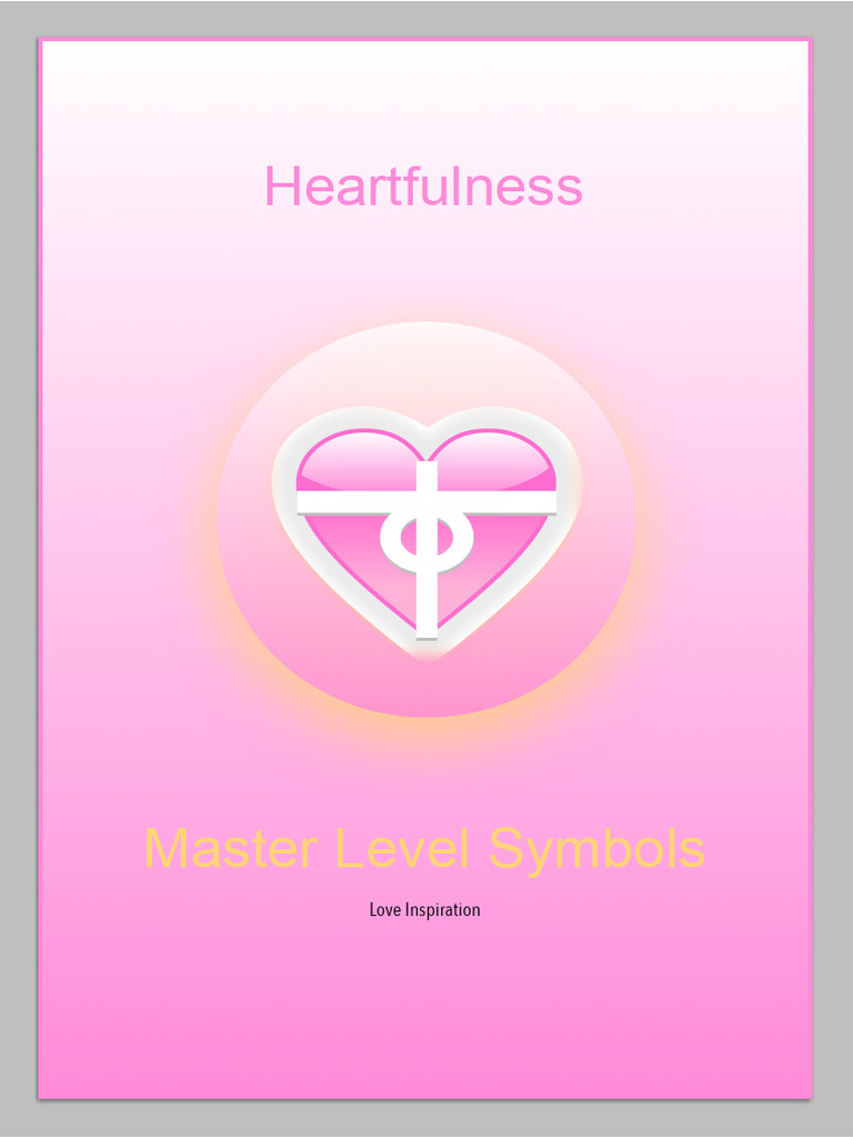 Heartfulness Master Level Symbols Guide | PDF | Altruism | Meditation