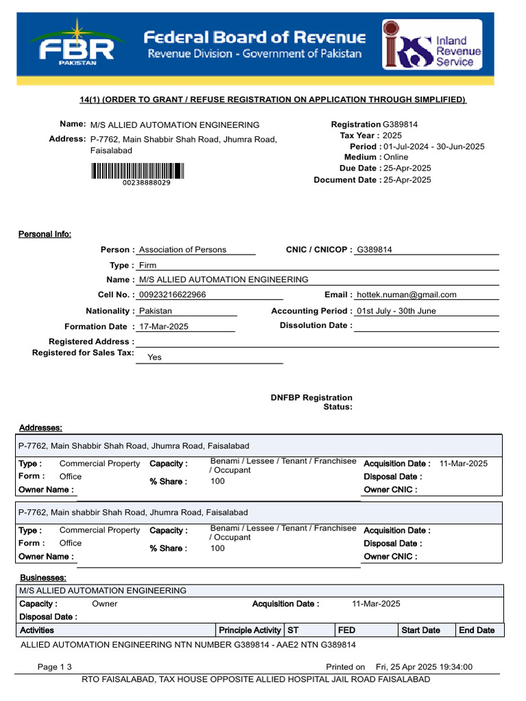 Allied Automation Engineering NTN STN | PDF