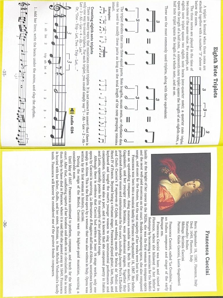 Triplets , Caccini L12-13 | PDF