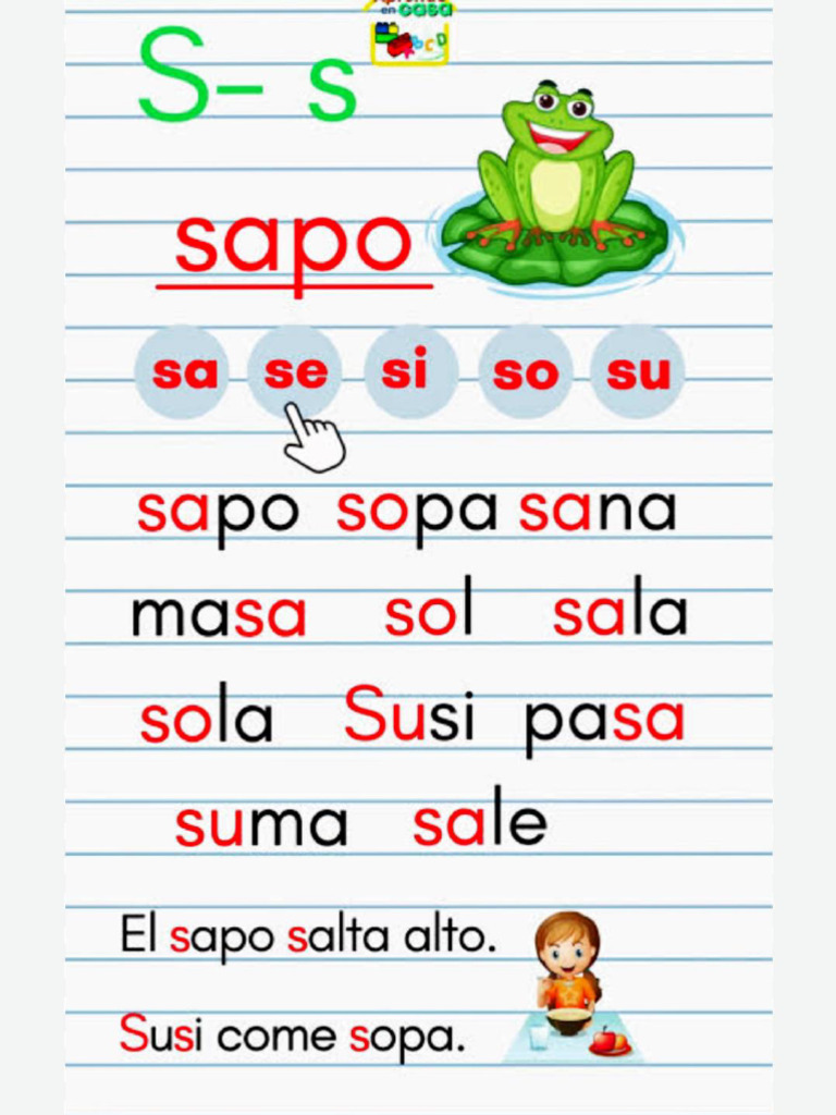 Palabras Con SC | PDF