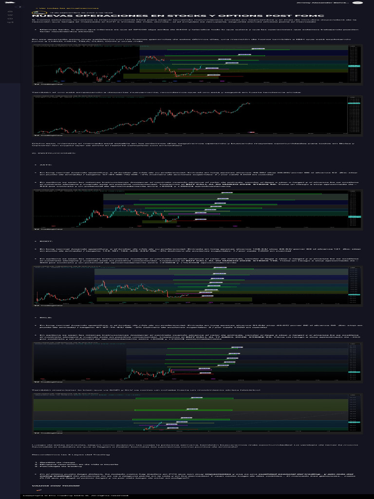 19 de Septiembre de 2025_NUEVAS OPERACIONES en STOCKS Y OPTIONS POST FOMC – Pro Trading Skil ...