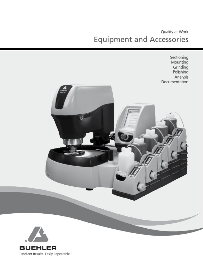 Buehler Buyers Guide Equipment 2012 | PDF | Grinding (Abrasive Cutting ...