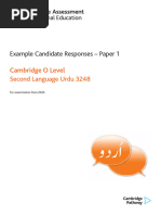 2059 Example Candidate Responses Paper 1 (For Examination From 2020) | PDF