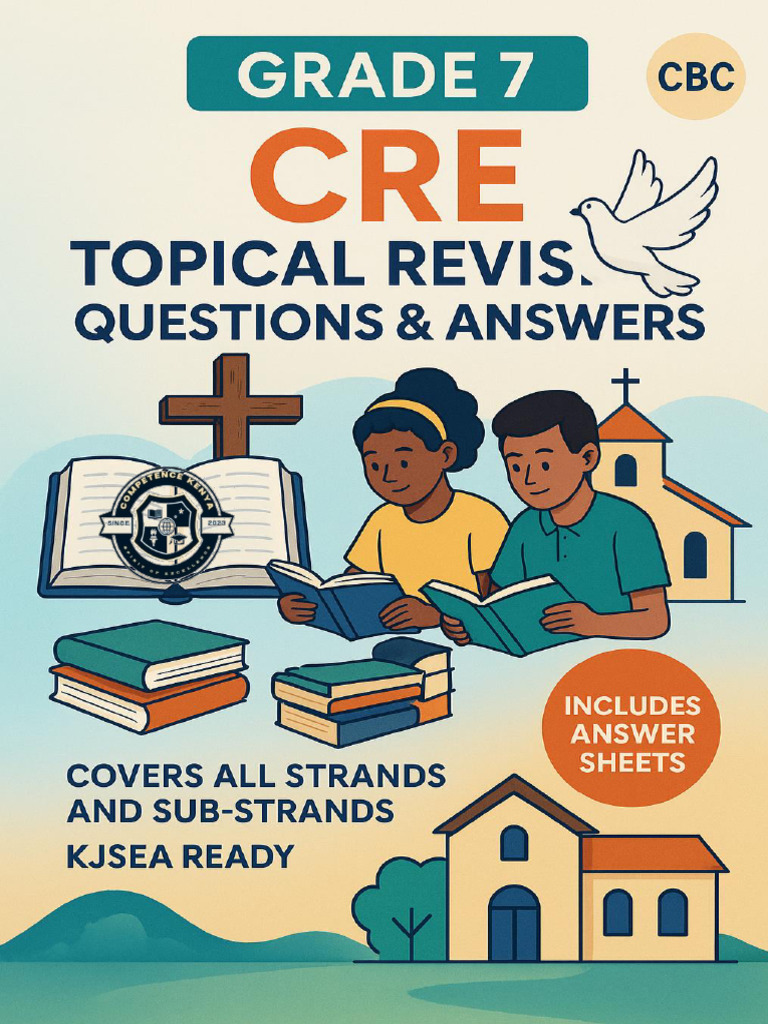 Grade 7 Cre Topical Revision Book | PDF | Genesis Creation Narrative | God