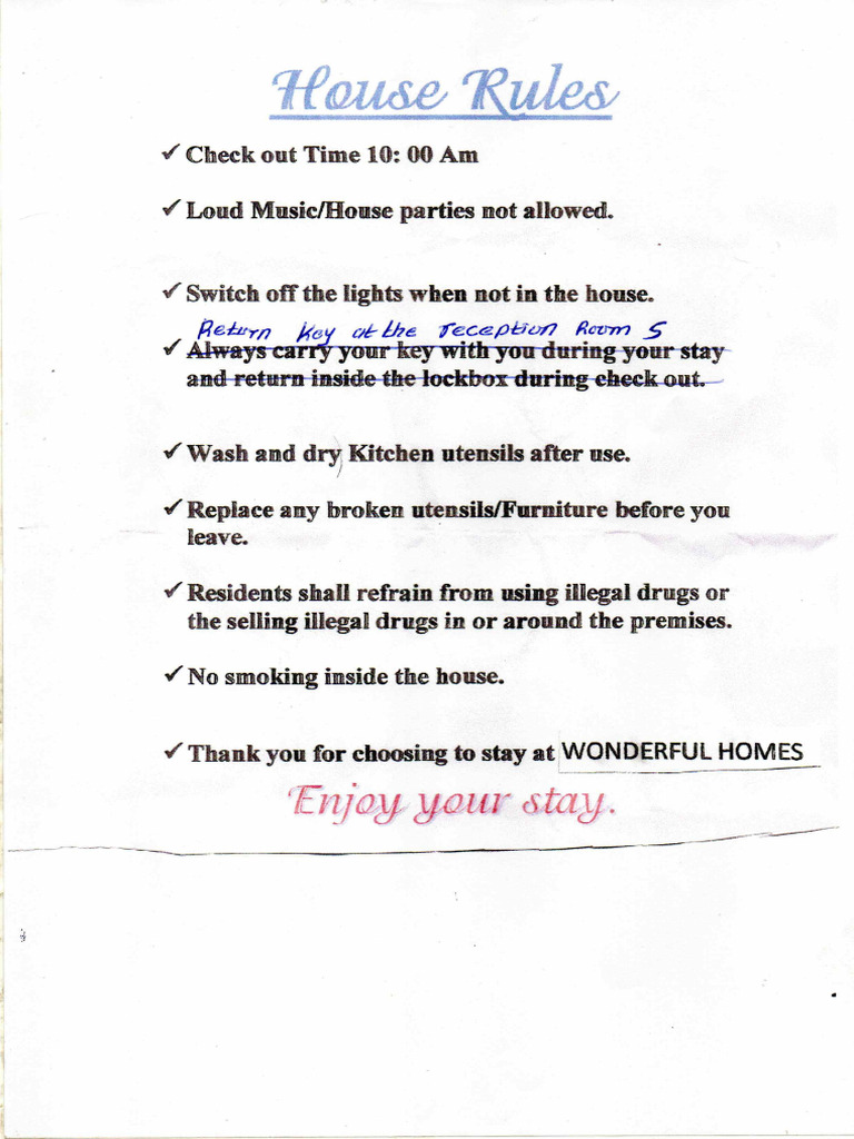 House Rules | PDF