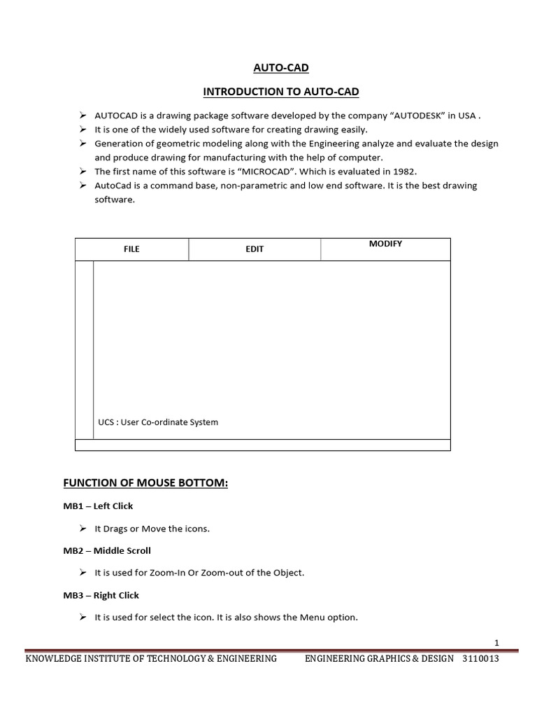 Egd Autocad Pdf Circle Auto Cad