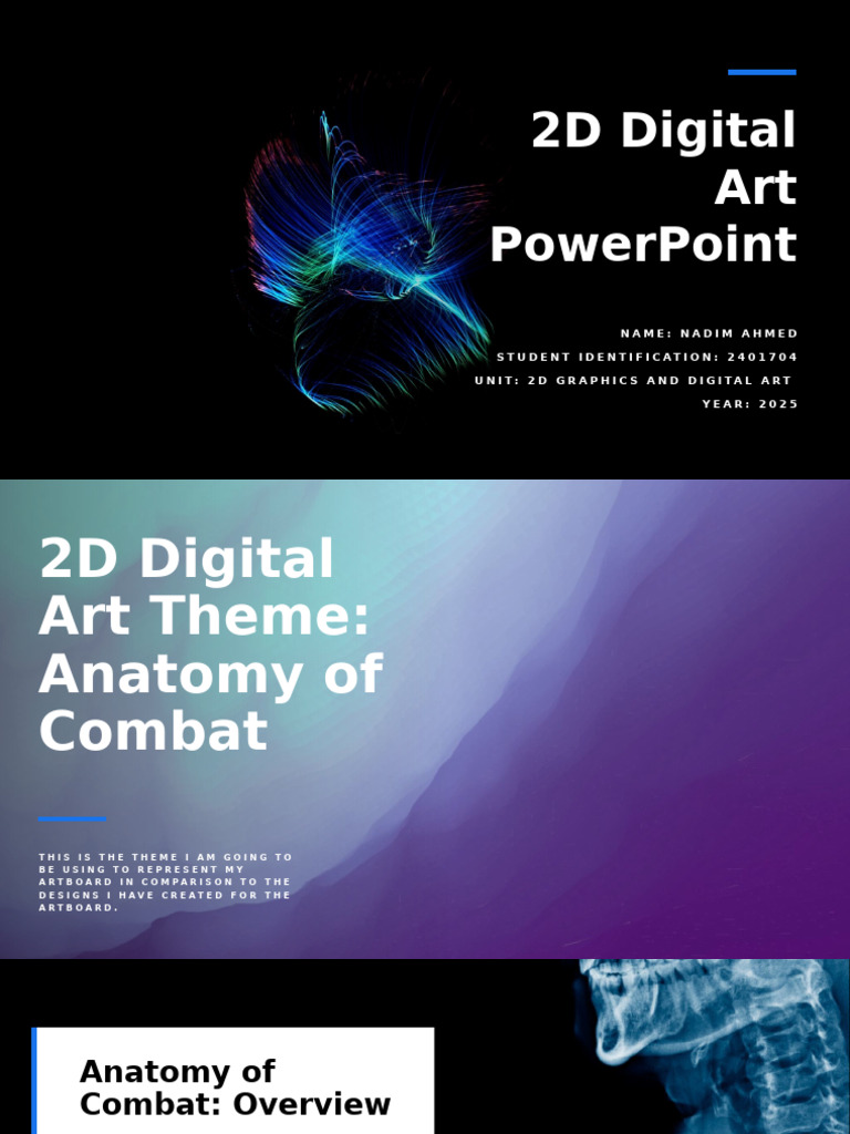 2D Digital Art: Anatomy of Combat Portfolio | PDF | Drawing | Adobe ...