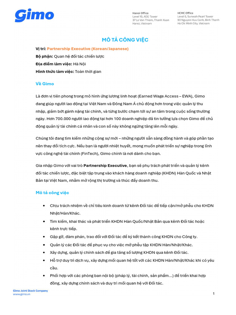 JD Partnership Executive | PDF